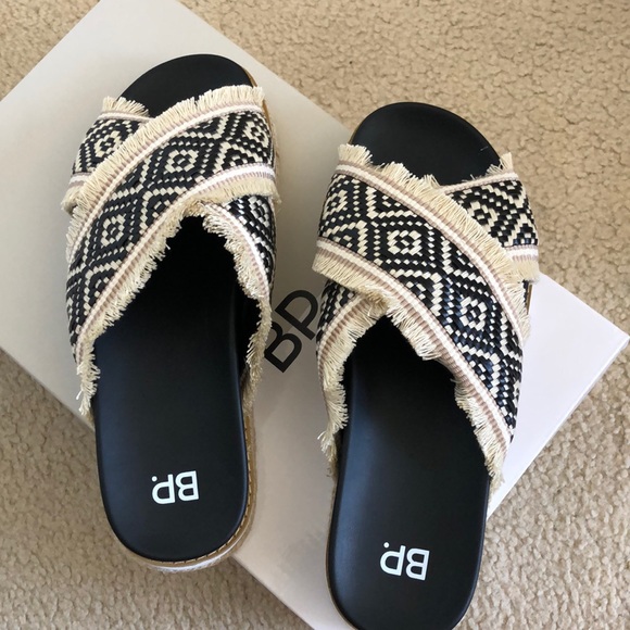 bp | Shoes | New Bp Booker Boho Slides Sandals | Poshmark